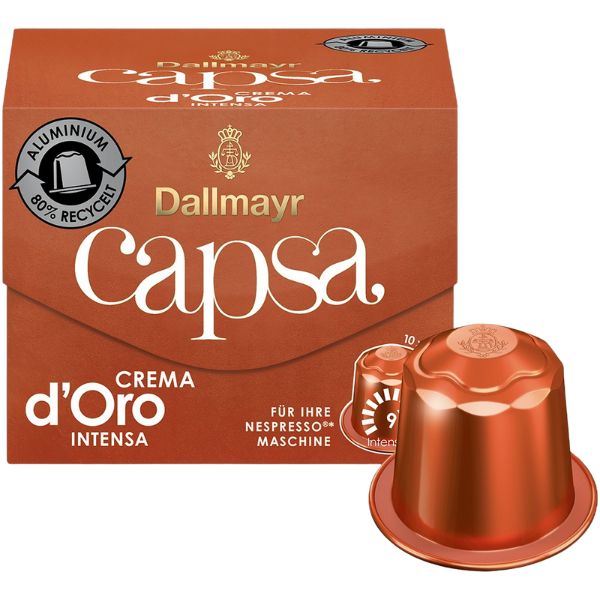 Dallmayr - Capsa Crema d'Oro Intense Coffee Capsule - 10pcs – Euro Corner