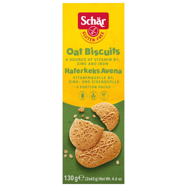Schar - Gluten-Free Oat Biscuits - 130g – Euro Corner